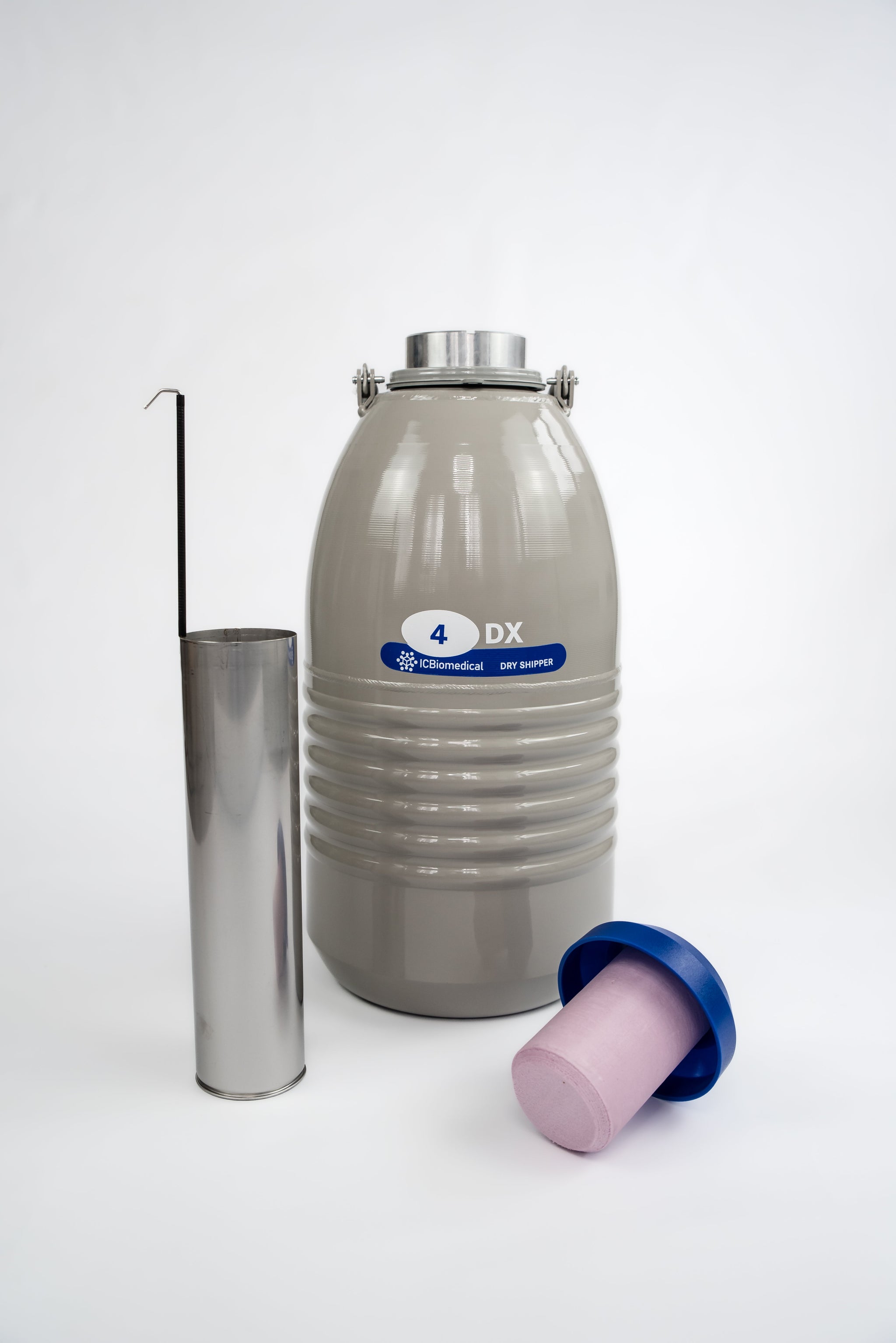 TW 4 DX Vapor Tank (Dry Shipper) - EXTRA CAPACITY - 280 STRAWS, 24 DAY ...